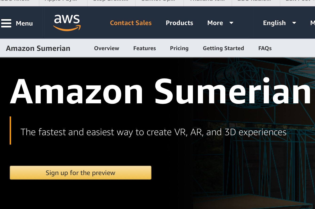 Amazon Sumerian launches for VR and AR developers - ChannelX