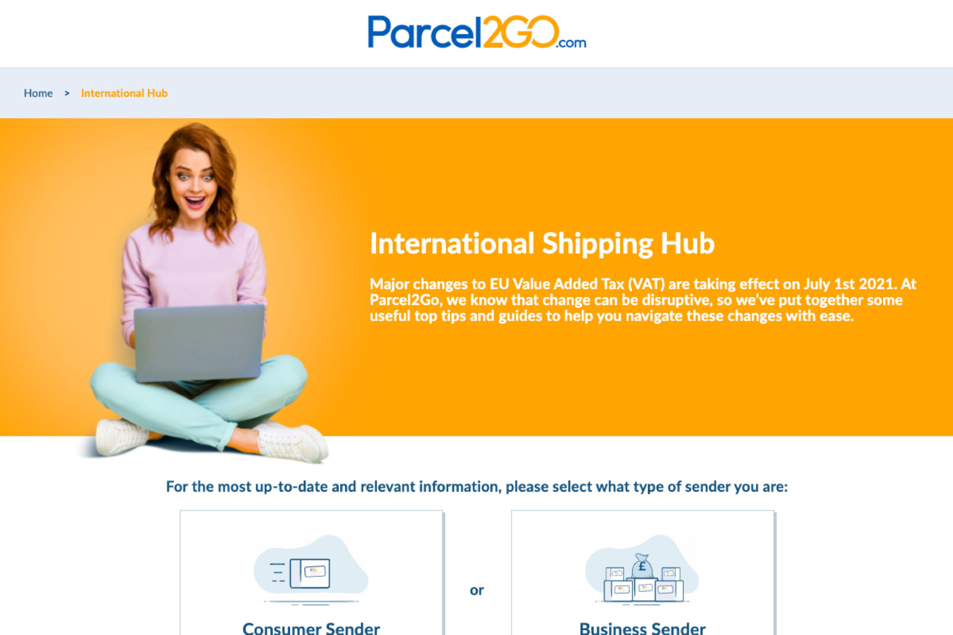 Parcel2Go launches International Shipping Hub in time for EU VAT ...