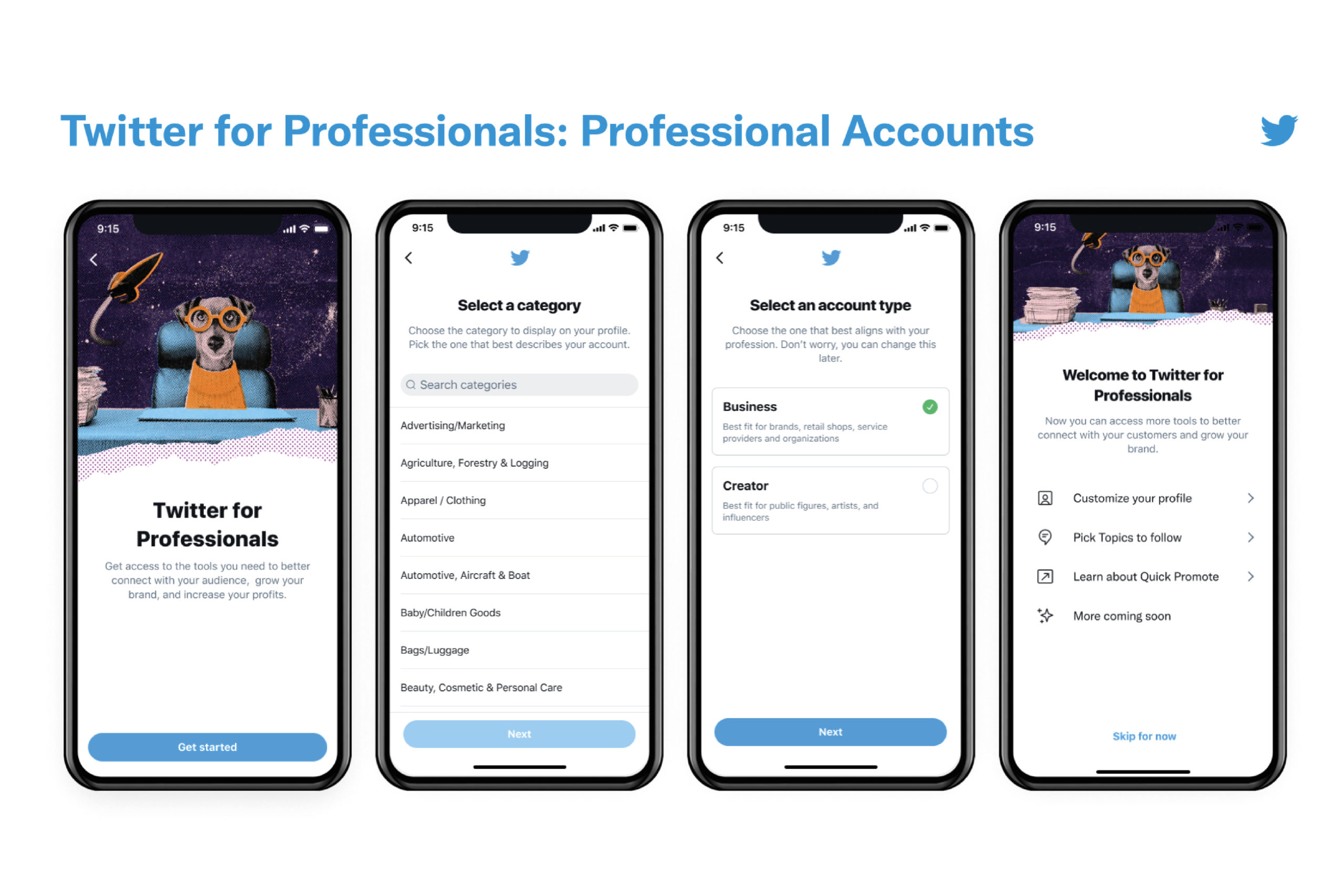 Twitter introduces Professional Accounts profile setting - ChannelX