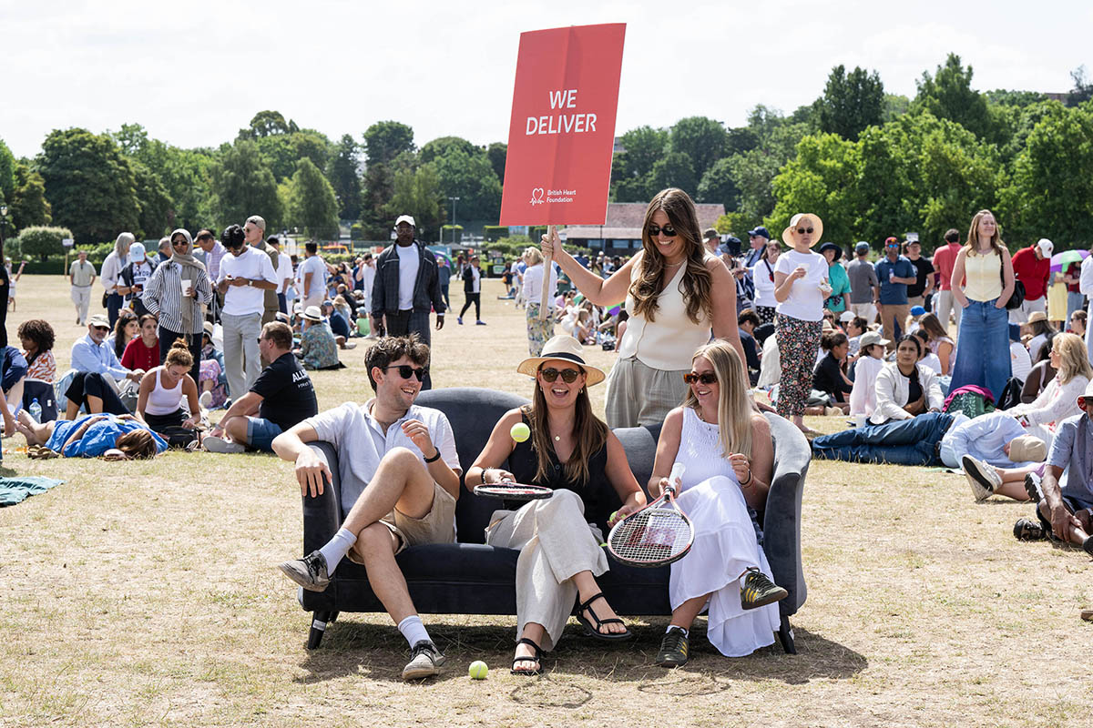 British Heart Foundation goes to Wimbledon! - ChannelX