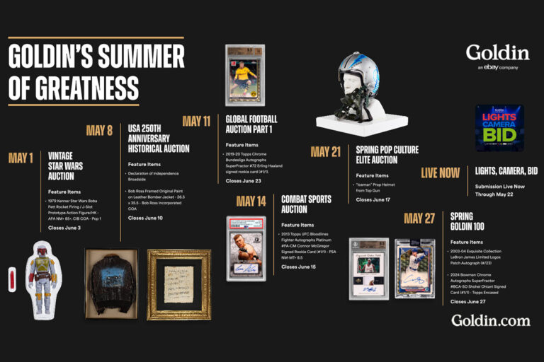 Goldin Summer of Greatness Multi-Category Auction Series - ChannelX